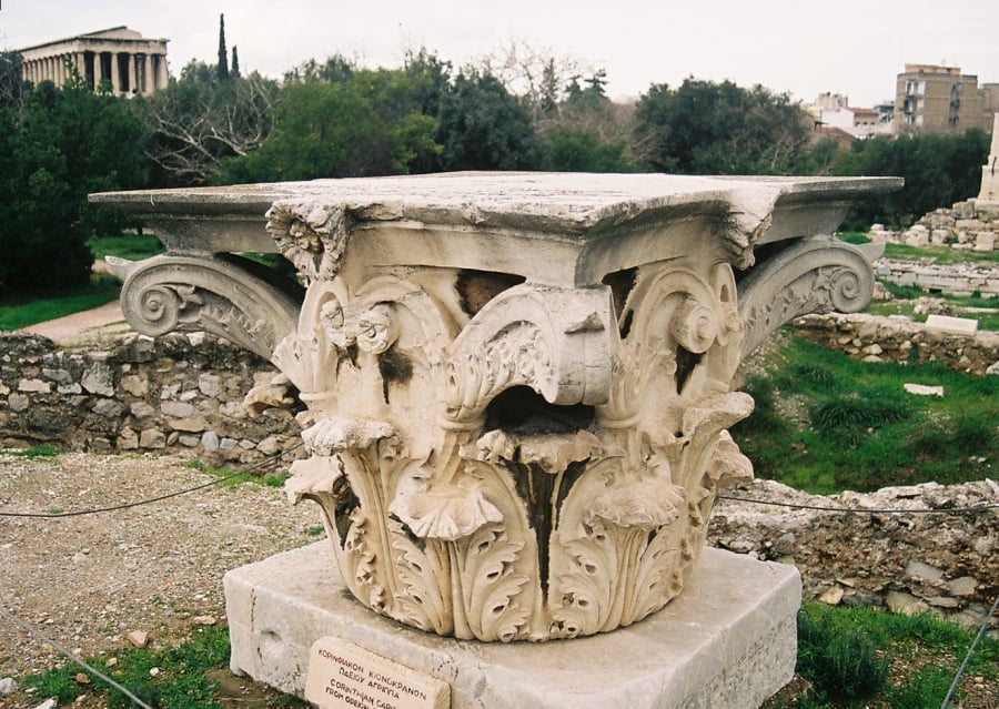 Capitel das colunas gregas - Graecia Antiqua