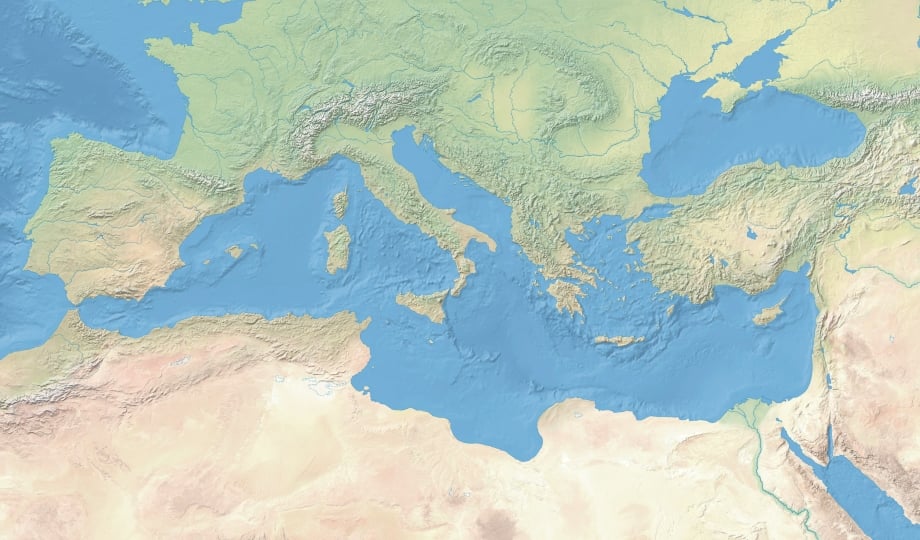 Relevo e clima da Grécia Antiga - Graecia Antiqua