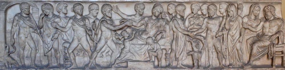 Cenas do mito de Alceste - Graecia Antiqua